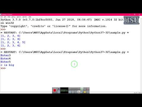 GE8161 Problem Solving and python Programming Laboratory 34 Biggest of three numbers