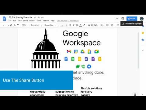 Visitor / PIN Sharing for Google Workspace