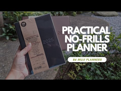 Unveiling the 2025 B6 Muji Planners! (Amazing Layouts!)