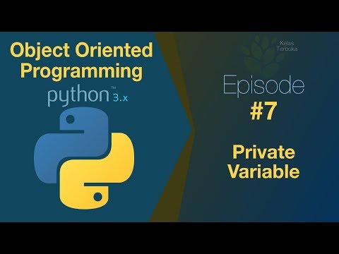 Learn Belajar Python OOP 07 Private Variable - Mind Luster