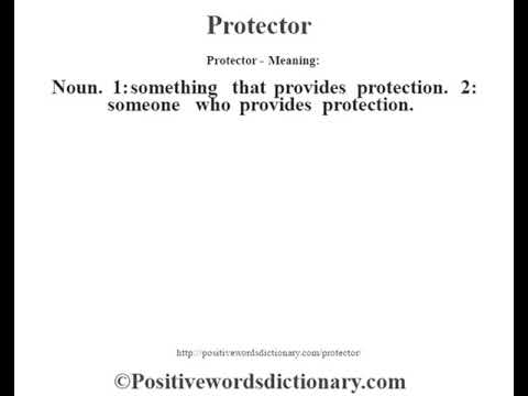 Protector definition | Protector meaning