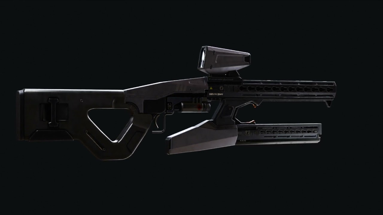 Sci-Fi Rifle (Full Artwork in Description)