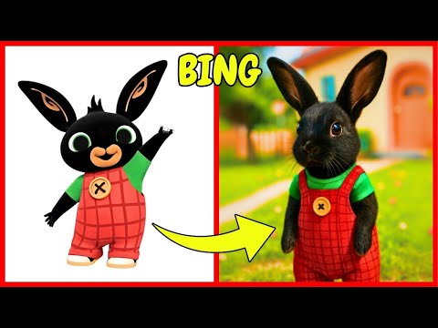 What Bing Characters Look Like in REAL LIFEβ¦ And as HUMANS?! π²β¨
