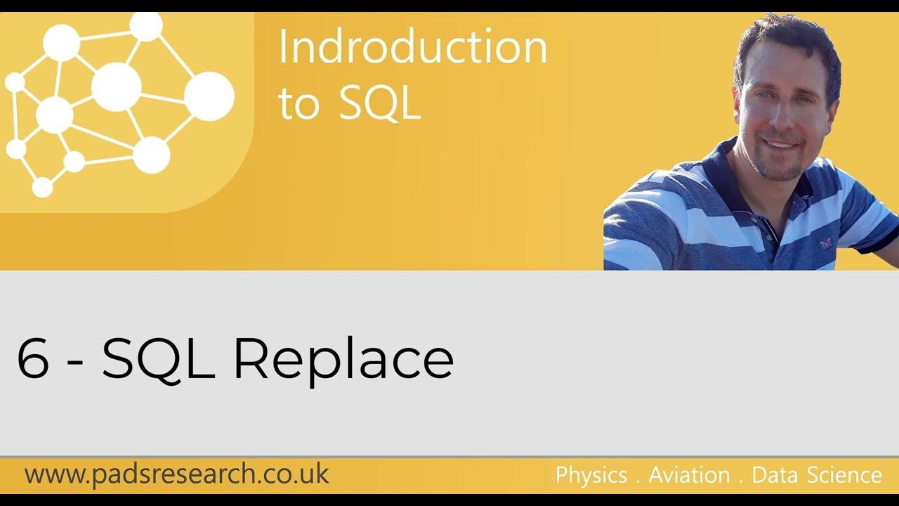 Learn SQL – 6  SQL Replace