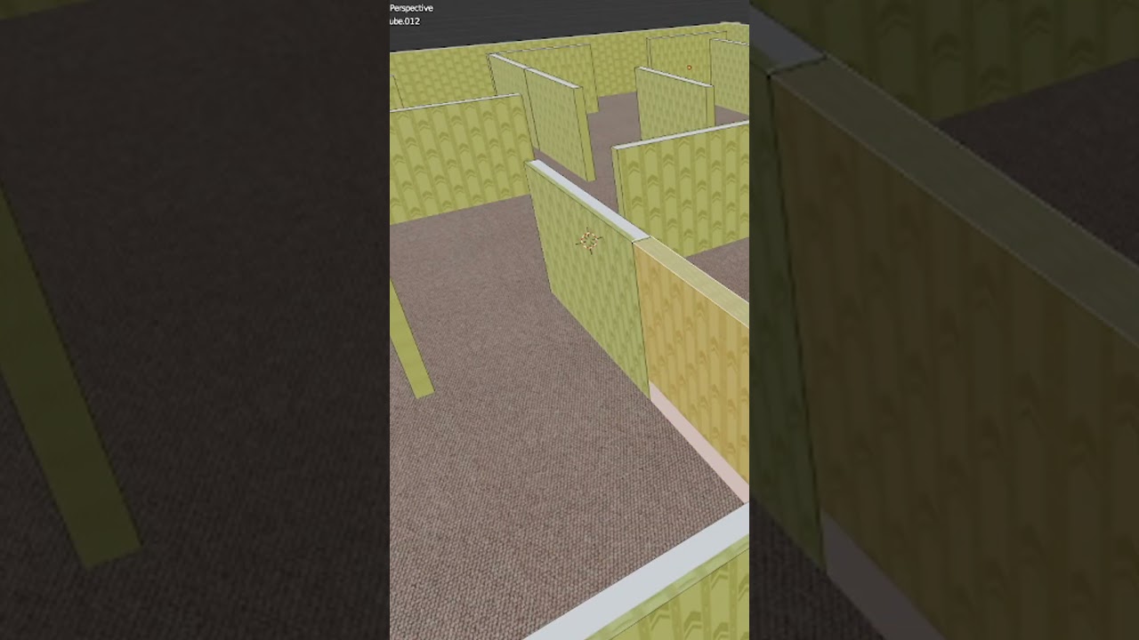 I Re-Made Backrooms Level 0 In Blender...
