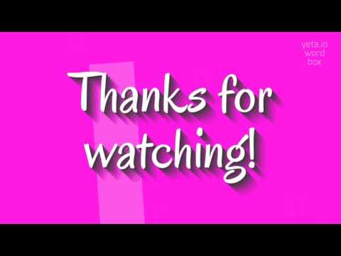 BADARINE - How to say Badarine?