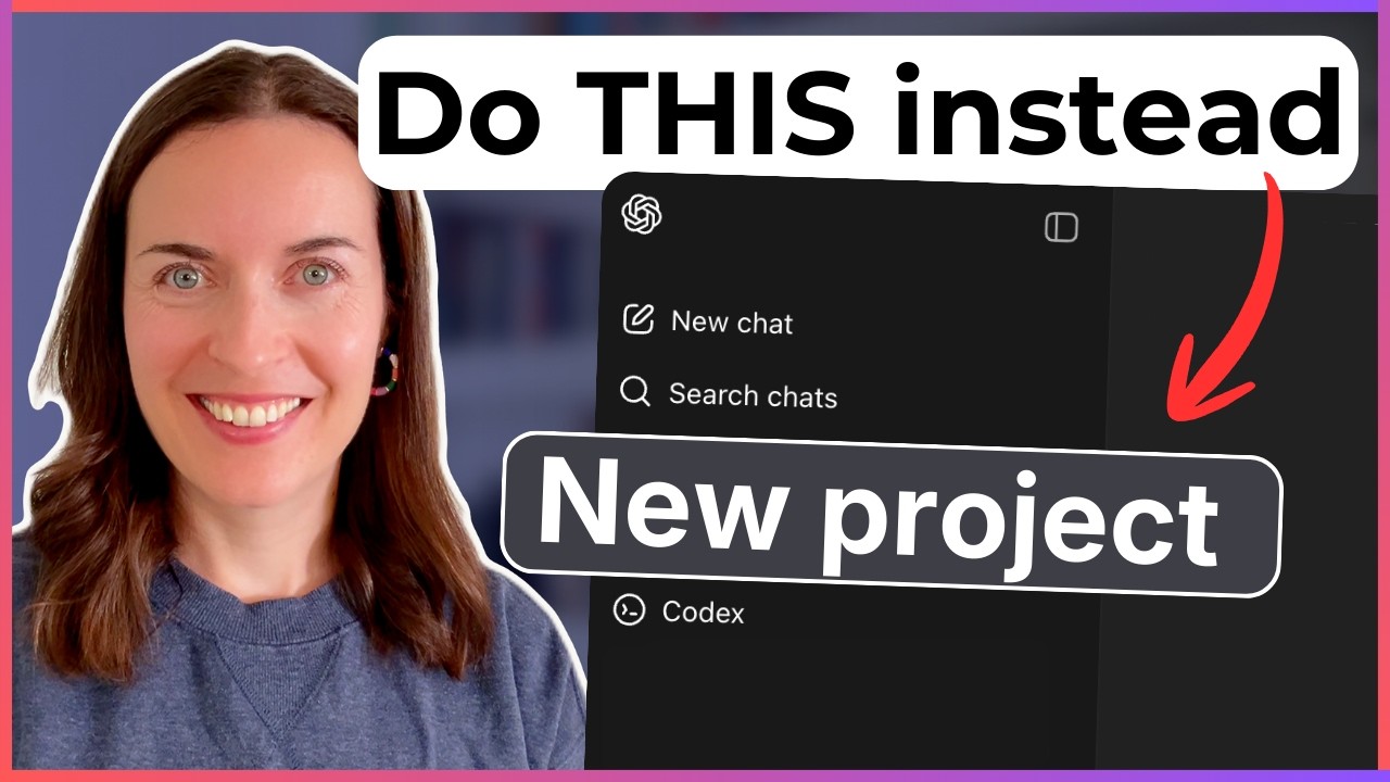 Stop Starting New Chats! How to Use ChatGPT Projects (beginner-friendly!)