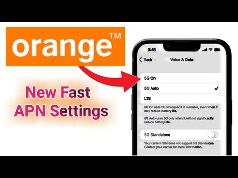 orange sim New 5g apn Settings | orange sim internet Settings