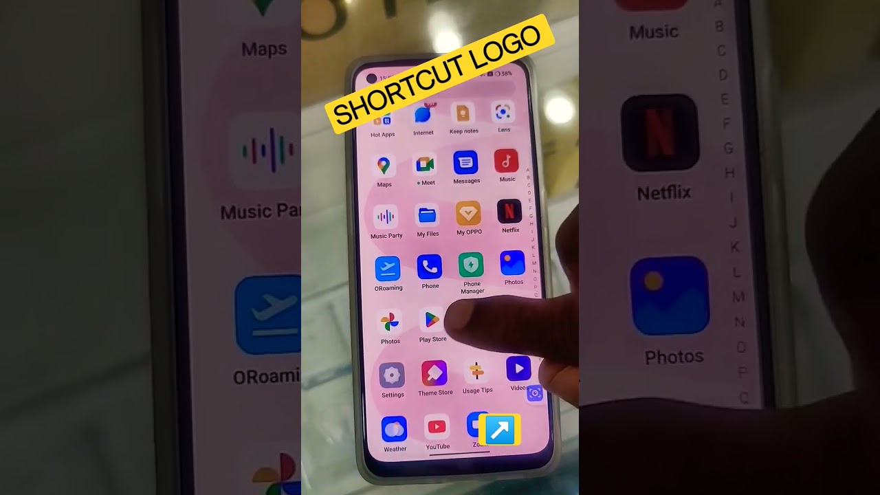Oppo F21 Pro/F21s pro Shortcut||F21pro home screen logo show||Oppo home screen Shortcut logo Disable