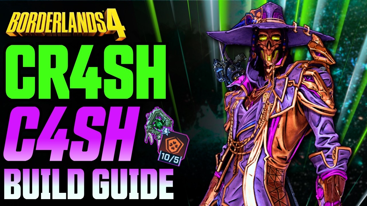 C4SH's STRONGEST Never-Reload Gun Build | CR4SH | Borderlands 4