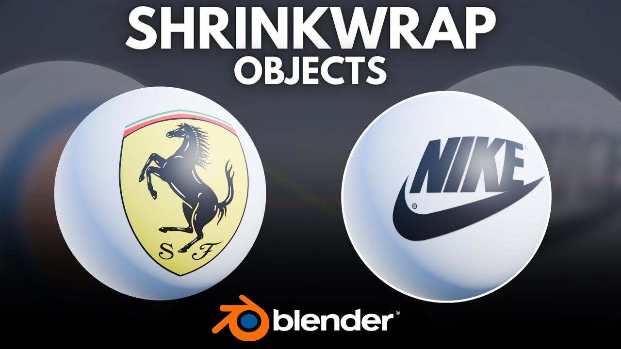 Shrinkwrap Objects in Blender in under 20 Seconds!