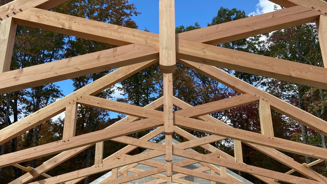 Raising a Pool Pavilion (Time Lapse)
