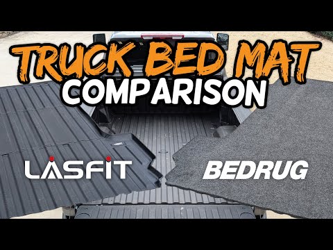 Lasfit Liners Truck Bed Mat vs Bedrug Classic Bed Mat Comparison 2024 GMC Sierra 2500 HD