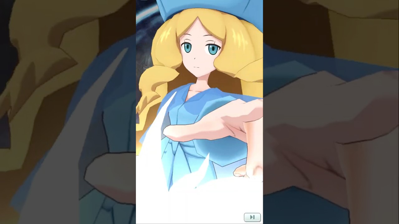 Pokémon Masters Ex:  Caitlin & Reuniclus Sync Move
