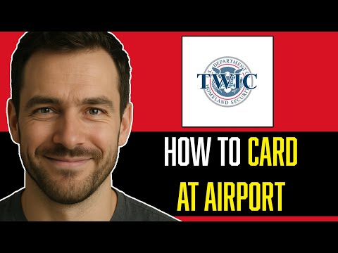 HOW TO USE TWIC CARD AT THE AIRPORT IN 2025 | QUICK TUTORIAL