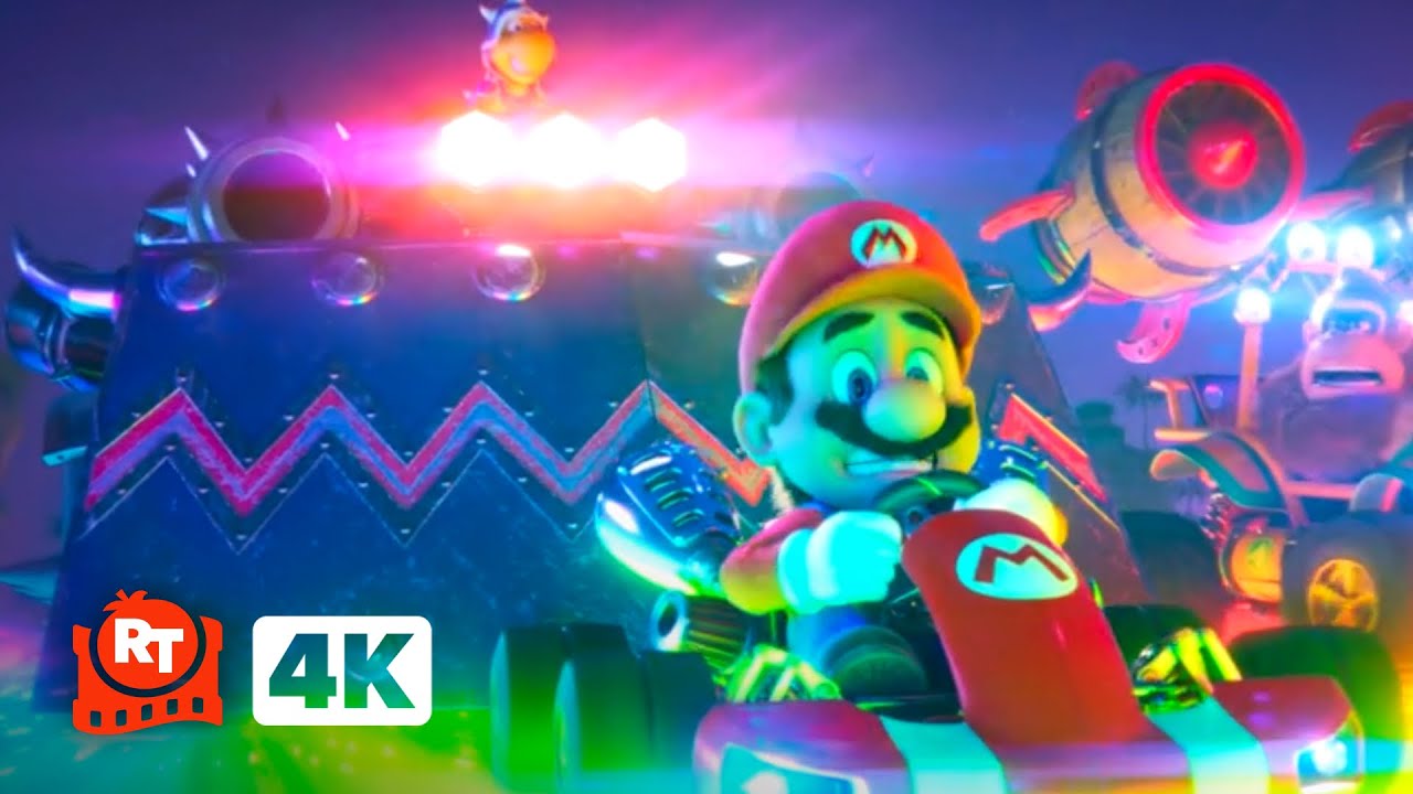 The Super Mario Bros. Movie (2023) 4K - RAINBOW ROAD | Movieclips