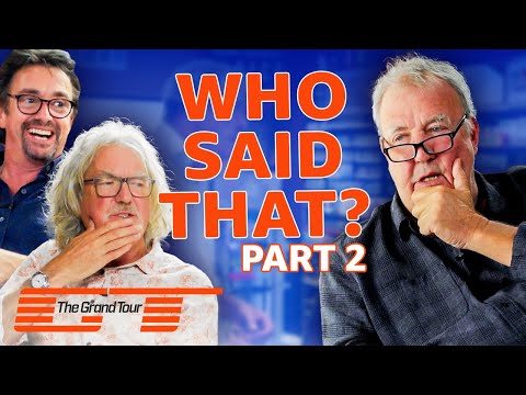 Jeremy Clarkson, Richard Hammond & James May Play Who Said That? Part 2 | The Grand Tour
