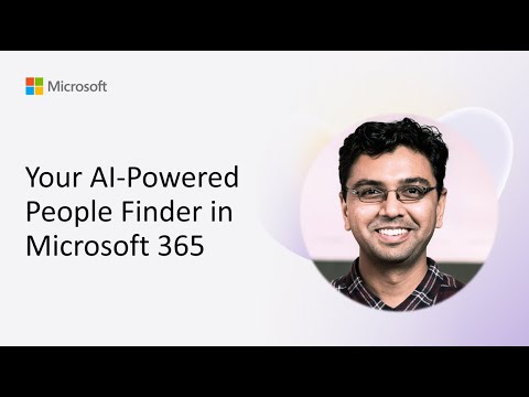 Microsoft 365: Find Anyone Fast with AI