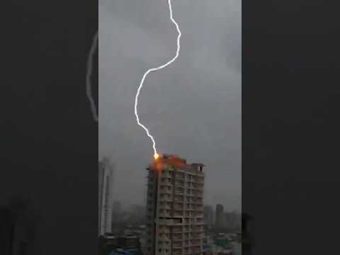 Thunder Strom on building