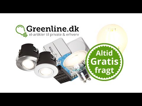 Hvordan dæmper man LED belysning? Greenline.dk ved det.