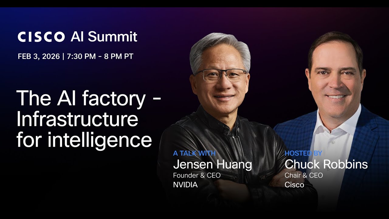 Cisco AI Summit | Special live event with Jensen Huang