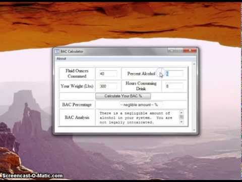 BAC Calculator