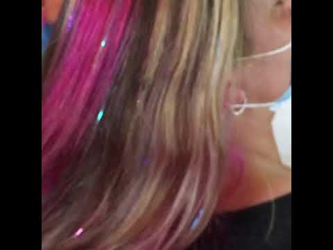Fairy Hair Video on a Brunette. G'z SparkleMePlz, LLC Original Fairy Hair