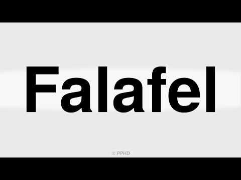 How to Correctly Pronounce Falafel In English