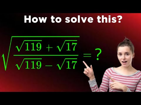Nice Square Root Algebra Problem | 🚀Germany | Math Olympiad 📚✍️