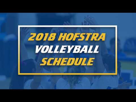 VB: 2018 Hofstra Volleyball Schedule (6/29/18)