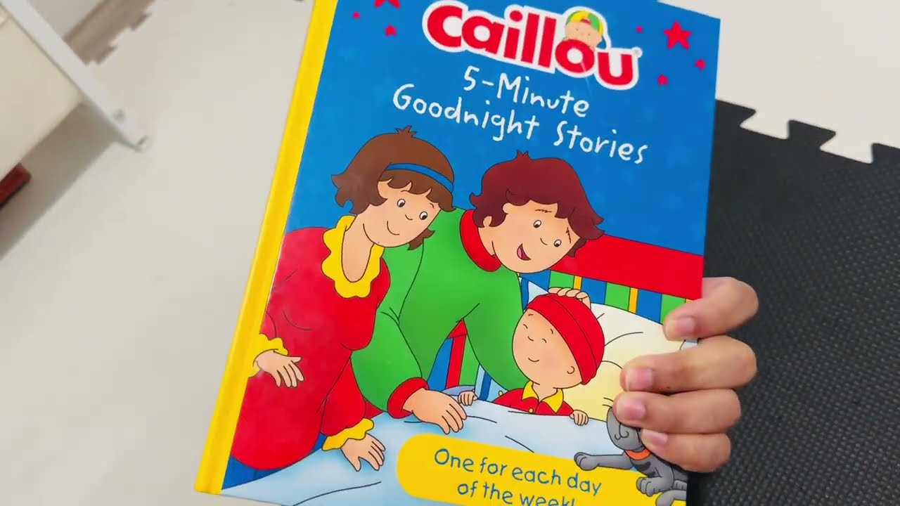 Caillou 5-Minute Goodnight Stories Book Review | Bedtime Stories for Toddlers