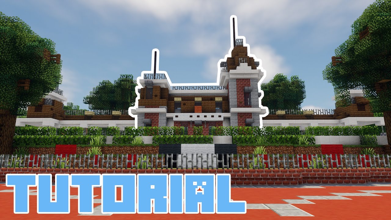 Minecraft Disneyland Train Station Tutorial