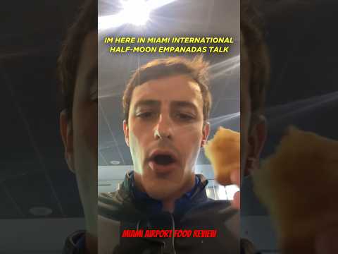 Airport Food Review: Miami, FL #food #comedy #miami
