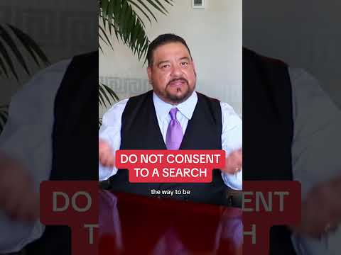 Do not consent to a search of your vehicle! ❌ #lawyer #viral #texas #police #cops