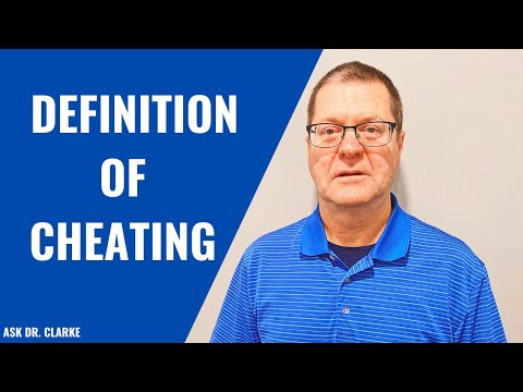 Definition of Cheating | Dr. David Clarke