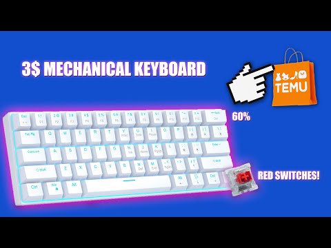 CHEAPEST MECHANICAL KEYBOARD! MAGEGEE STAR 61 FROM TEMU