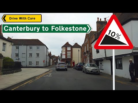 Canterbury To Folkestone | B2068 - is it one of England's longest B Roads?
