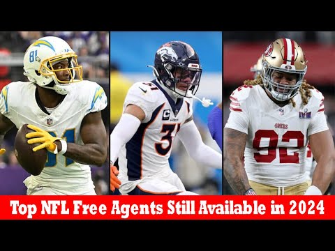 Top NFL Free Agents Still Available in 2024!