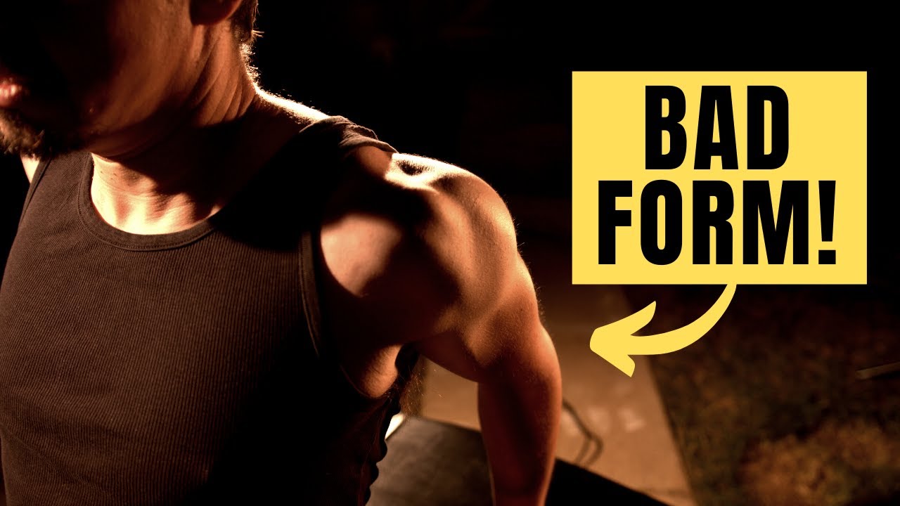 BAD FORM! Avoid These Triceps Bench Dip MISTAKES!