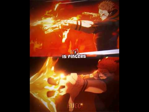 True Form Sukuna VS Sukuna All Fingers