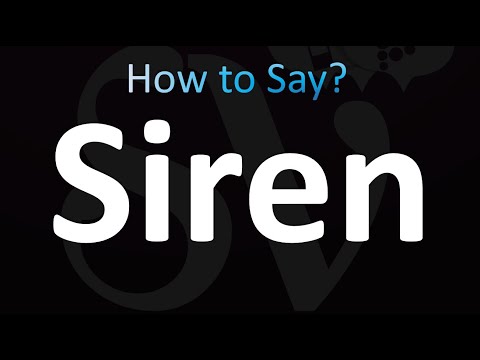 How to Pronounce Siren (Correctly!)