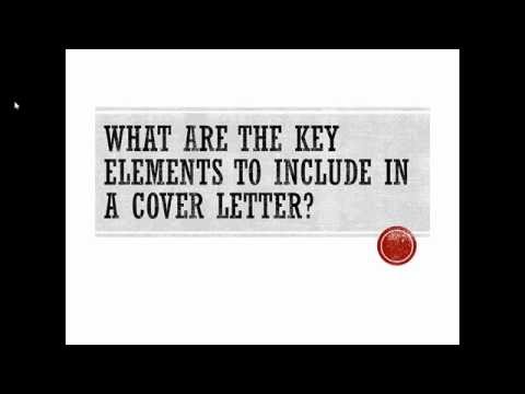 What Goes in a Cover Letter?