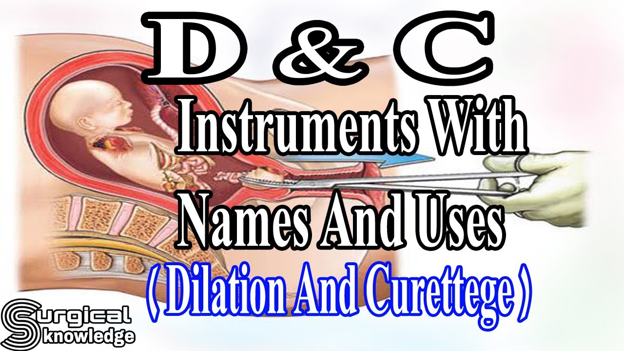 D & C INSTRUMENTS WITH NAMES AND USES