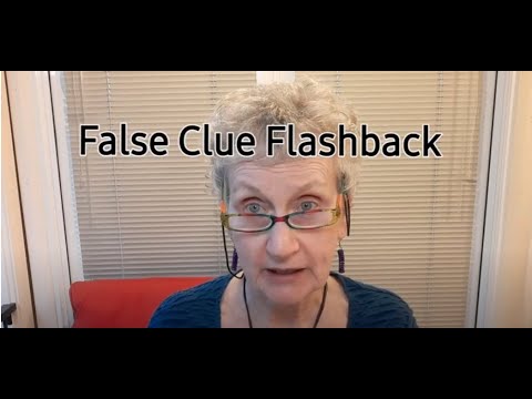 False Clue Flashback - great for twist endings!