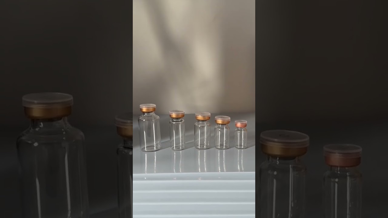 clear glass vials in various sizes: 2ml, 5ml, 7ml, 8ml, 10ml, 20ml,  30ml #PharmaceuticalPackaging