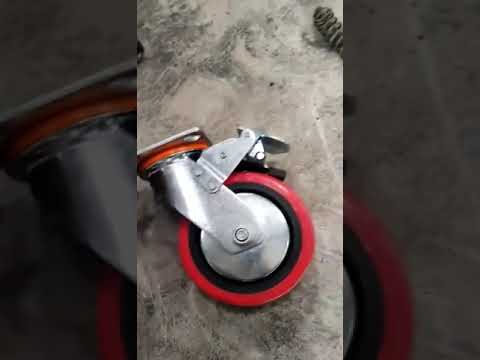 Vertical freezer parts - Pu Caster Wheel for refrigerator parts ...