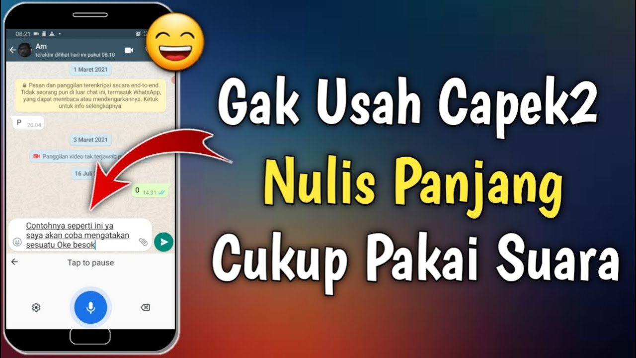 Cara Menulis Pesan Secara Cepat Di Hp Menggunakan Suara