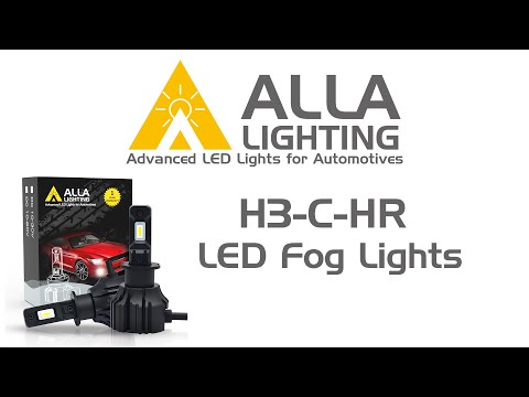 Install H3 Headlights Bulb Replacement LED Upgrade Halogen Fog Lights