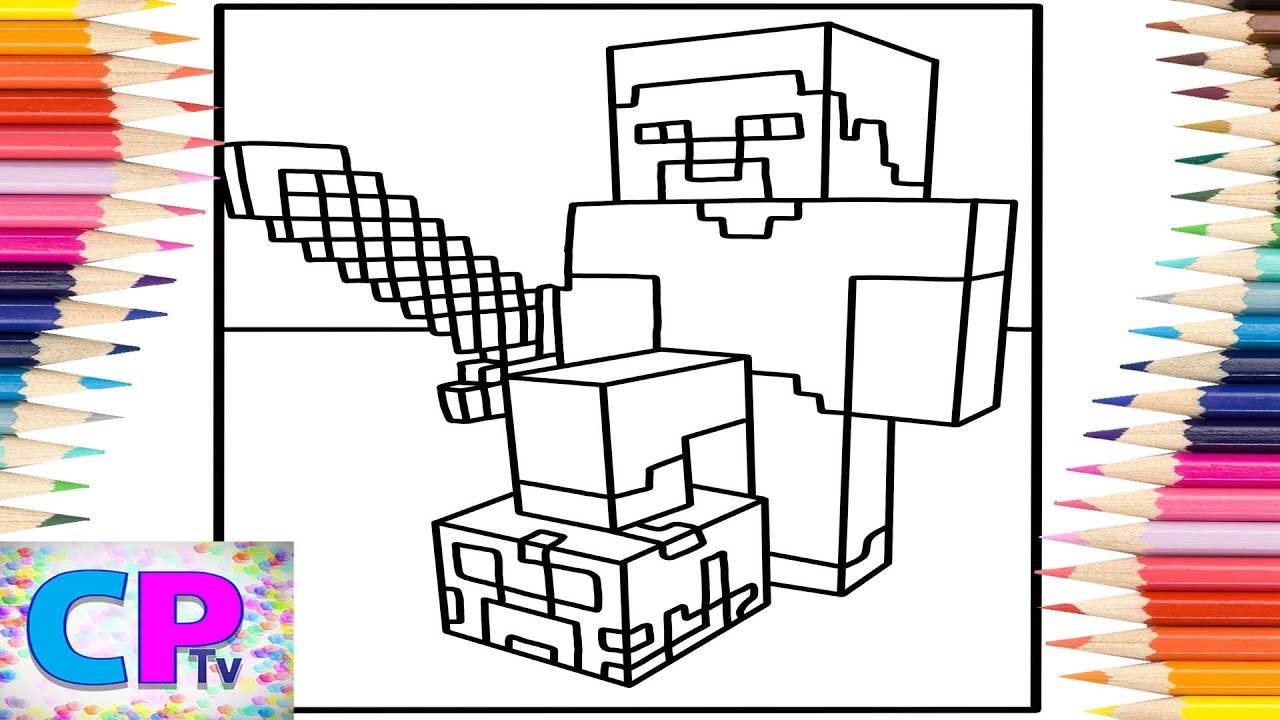 Minecraft Coloring Pages/Steve from Minecraft/Marin Hoxha & Caravn - Eternal [NCS Release]
