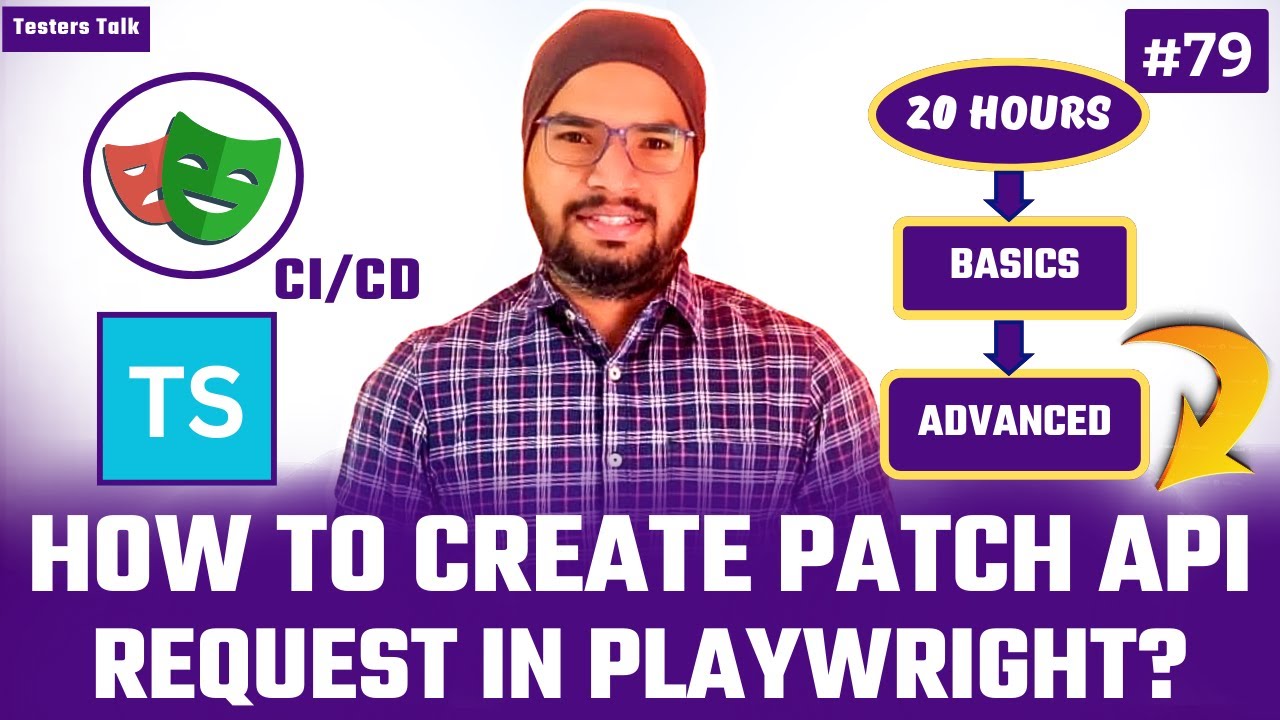 Playwright TypeScript #79 How to Create PATCH API Request | End to End API Testing in Playwright